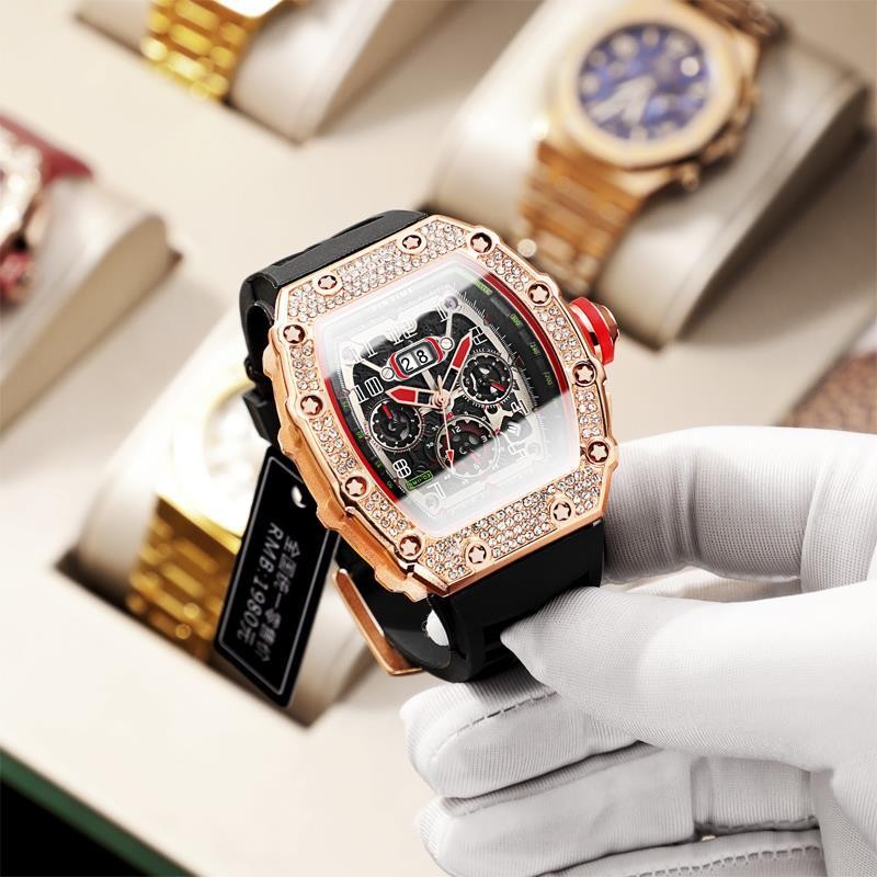 Hg Genuine Richard Watch Men's Fully Automatic Non-Mechanical Watch Top ...