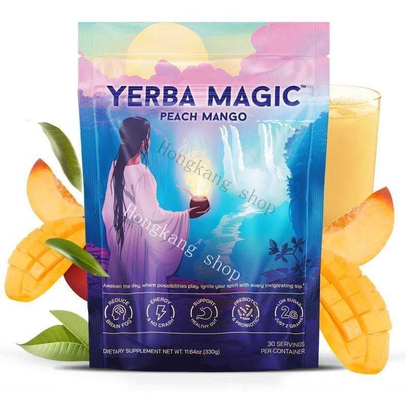 [SG Seller]Yerba Magic | Yerba Mate Instant Tea Powder | Peach Mango ...