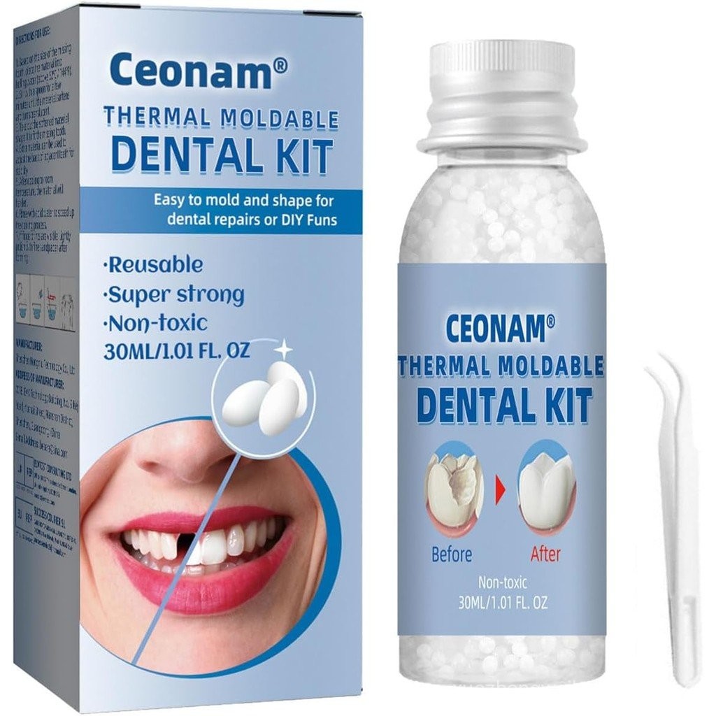 Tooth Repair Kit - Teeth Replacement Kit for Temporary Restoration of ...