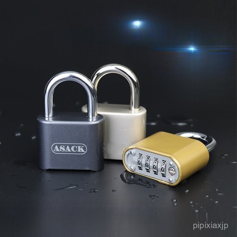 Household Outdoor Padlock with Password Required Large Waterproof Anti ...