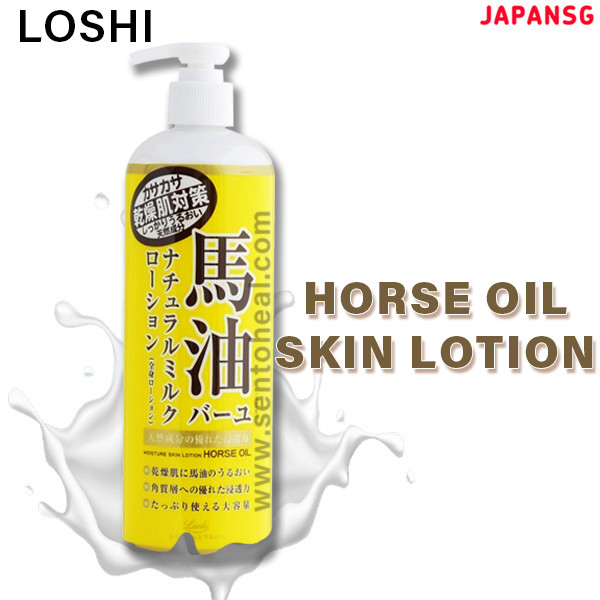 Loshi Horse Oil Moisture Skin Lotion 485ml | Shopee Singapore