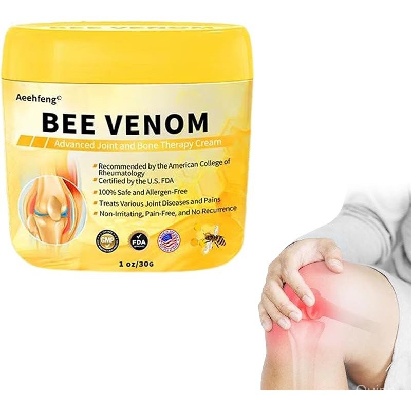 Bee Venom Advanced Joint and Bone Therapy Cream,New Zealand Bee Venom ...