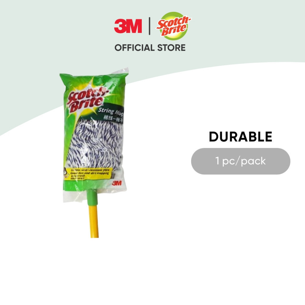 3M™ Scotch-Brite™ Strip Mop Set, Traditional Mop, Durable, 1 pc/pack ...