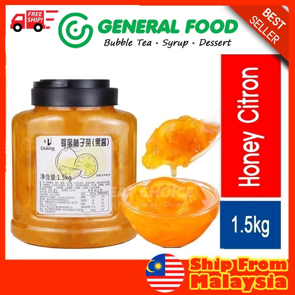 Honey Citron Tea | Yuzu Tea - 1.5KG | Fruit Jam | Syrup 蜜糖柚子茶 果酱 ...