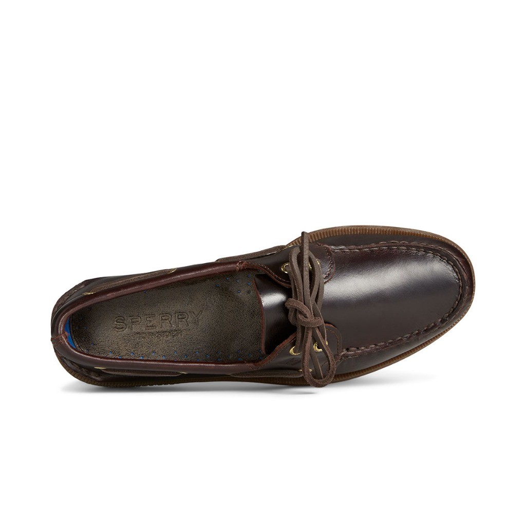 Sperry Men s Authentic Original 2 Eye Boat Shoes Amaretto 0195214 Shopee Singapore