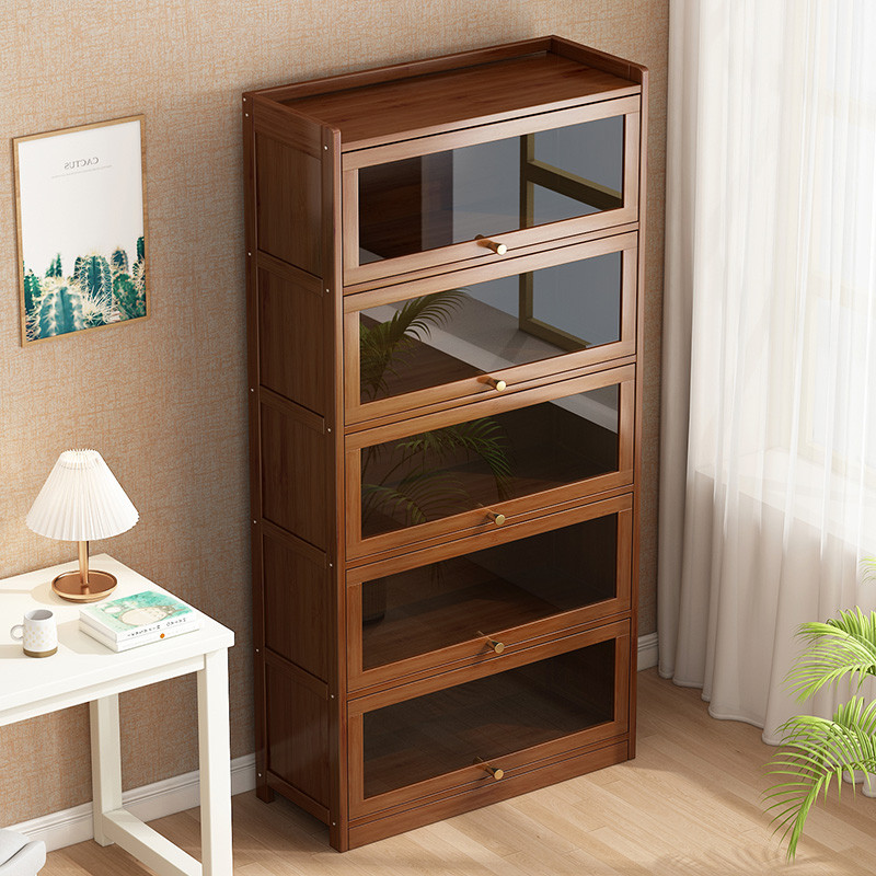 Floor-Mounted Desktop with Door Multi-Layer Simple Wall-Mounted Gold ...