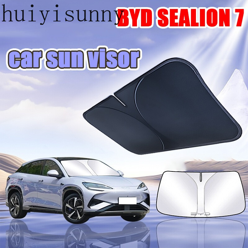 HYS BYD SEALION 7 Sunshade Front Window Sun Visor Mirror Sun Visor Sun ...