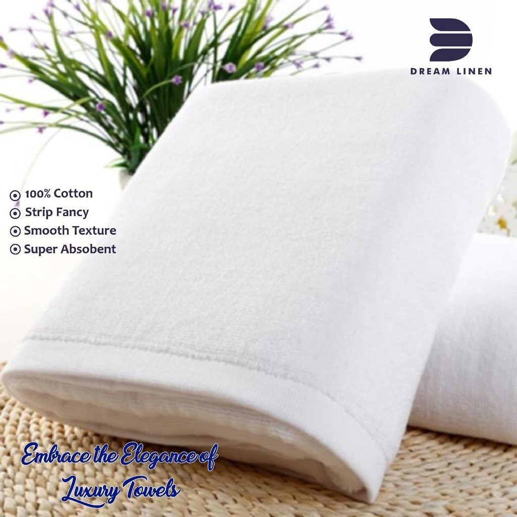 White Pure Cotton towel 100% absorve water Hotel Pakistan King Super ...