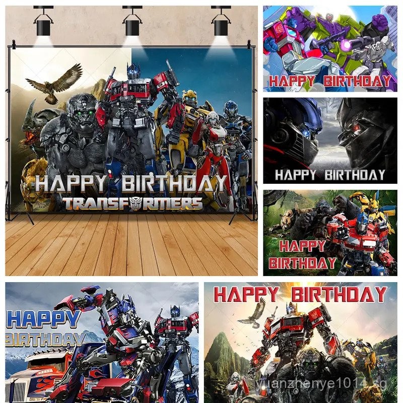 Transformers Optimus Prime Bumblebee Cool Boy Kids Birthday Party ...