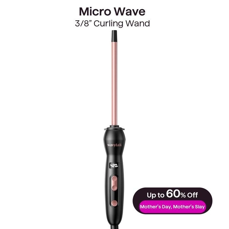 Wavytalk Micro Wave 3/8” Curling Wand | Shopee Singapore