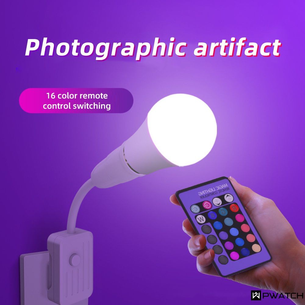 RGB Color Bulb Easy Scene Creation LED Lighting Remote Control Light ...