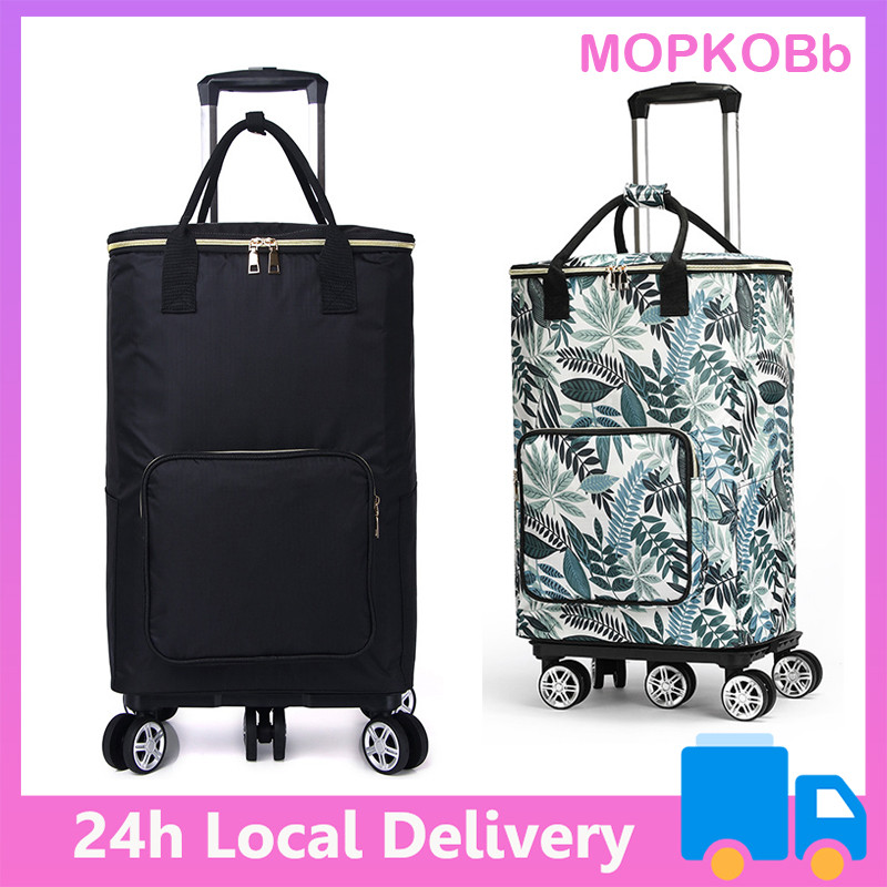 PLUS Size 5 Wheels Shopping Market Trolley With Thermal Retractable ...