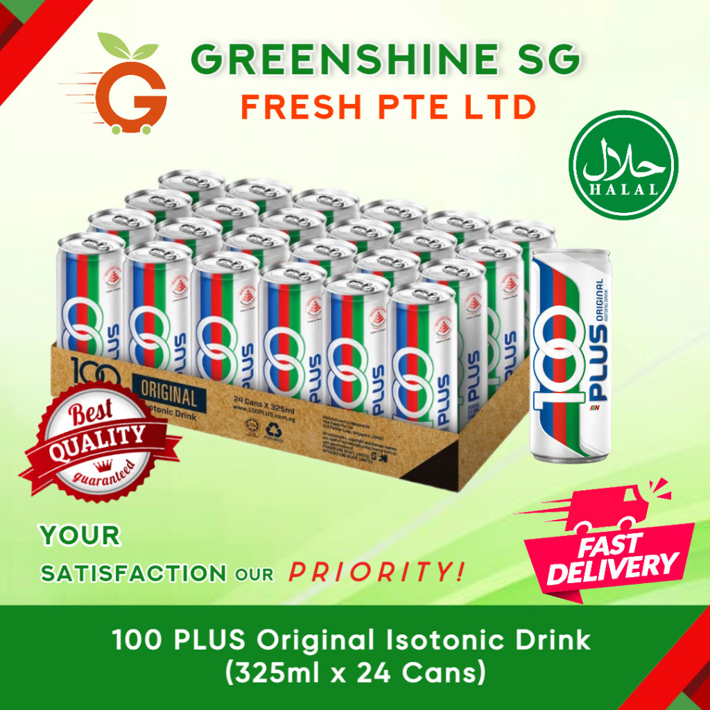 100 PLUS Original Isotonic Drink (325ml x 24 Cans) | Shopee Singapore
