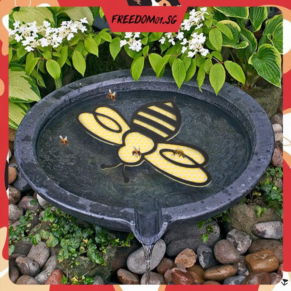[Freedom01.sg] Bee Shaped Floating Pollinator Island 3D Printed Bee ...