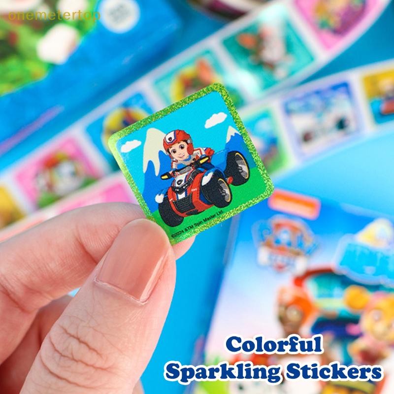 Onemetertop 200Pcs/roll Fun Cute Paw Patrol Stickers Cartoon Anime ...