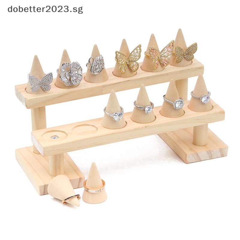 [DB] Cone Ring Display Holder Jewelry Display Stand Ring Showcase ...
