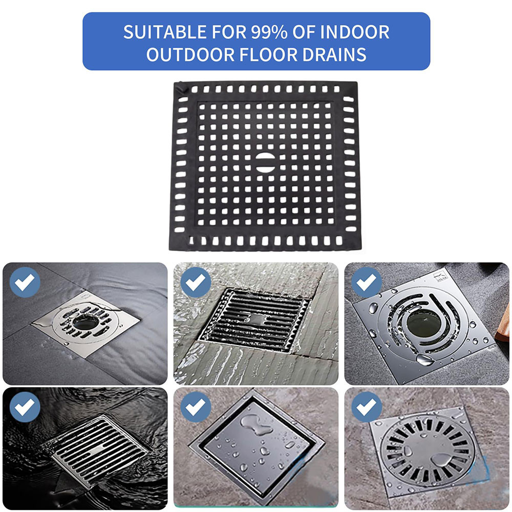 Stainless Steel Floor Drain Cover Net Shower Drain Hair Catcher ...