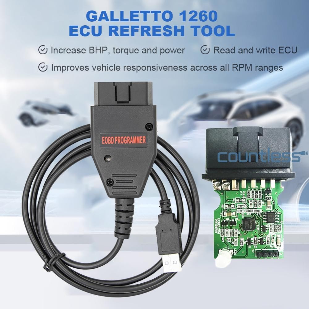Galletto 1260 Read Write Car ECU EOBD ECU Programmer FTDI FT232RQ RL ...