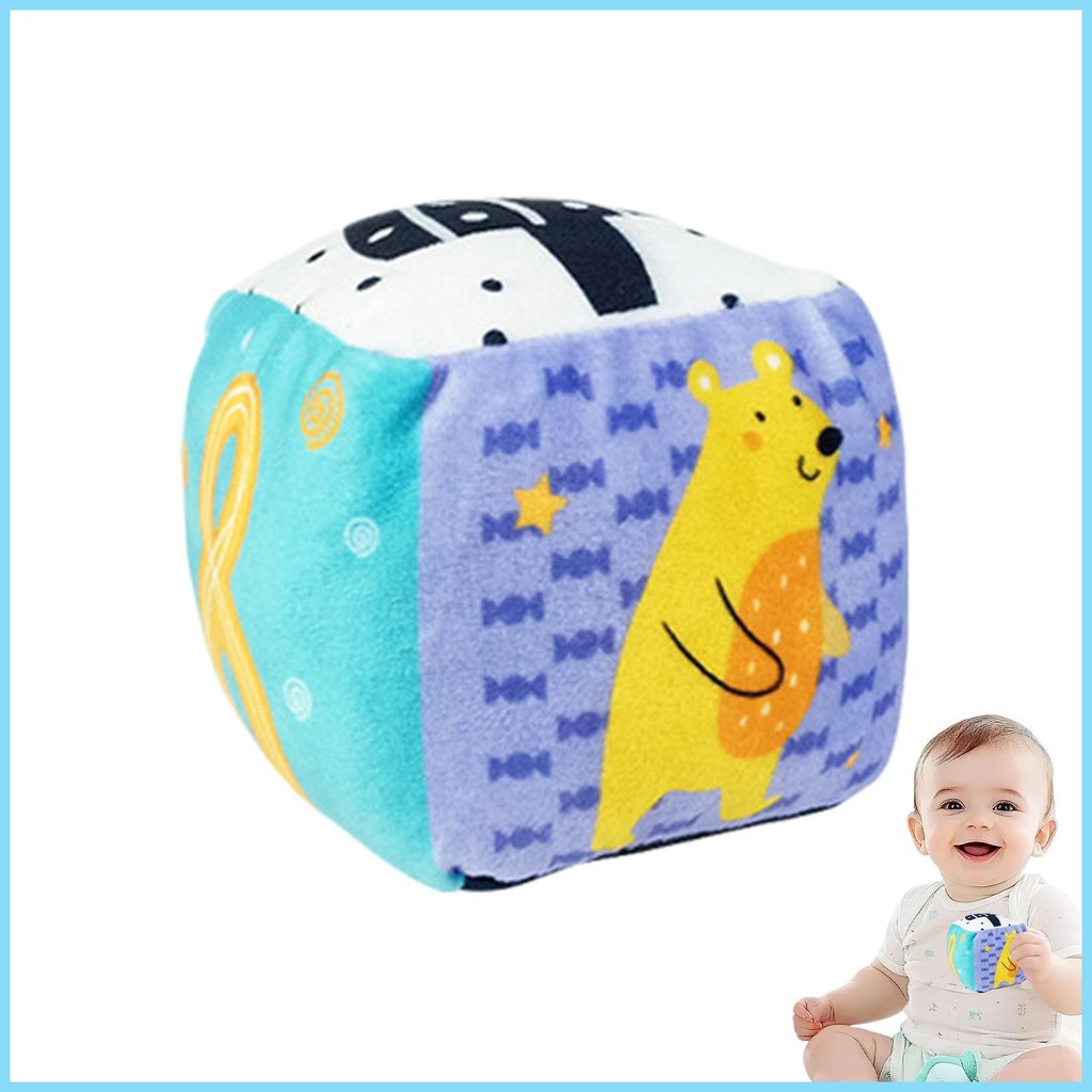 Rattle Balls for Baby Toddler Fabric Hand Grasping Ball Toddler Rattle ...