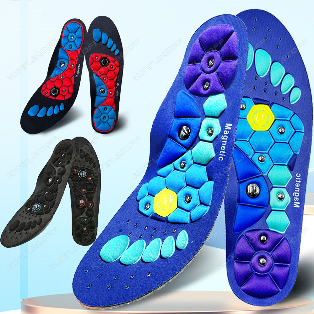 NEW Magnetic Therapy Foot Acupressure Insole Reflexology Pain Relief ...