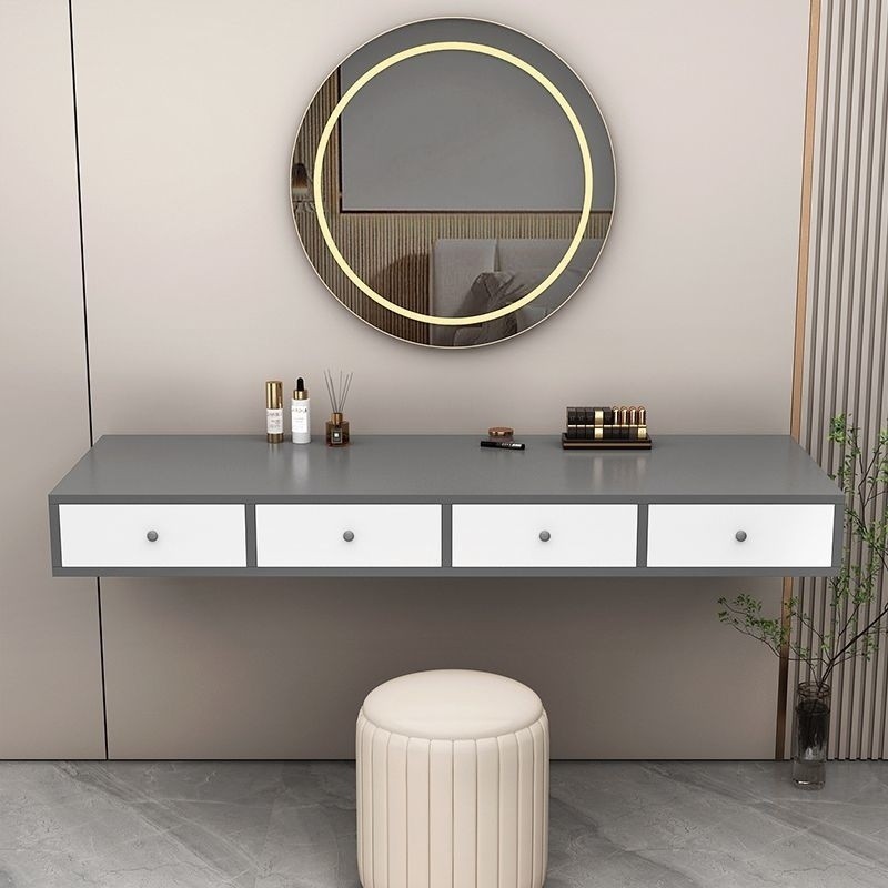 Wall-Mounted Dressing Table Floating Desk Wall-Mounted Table Dressing ...