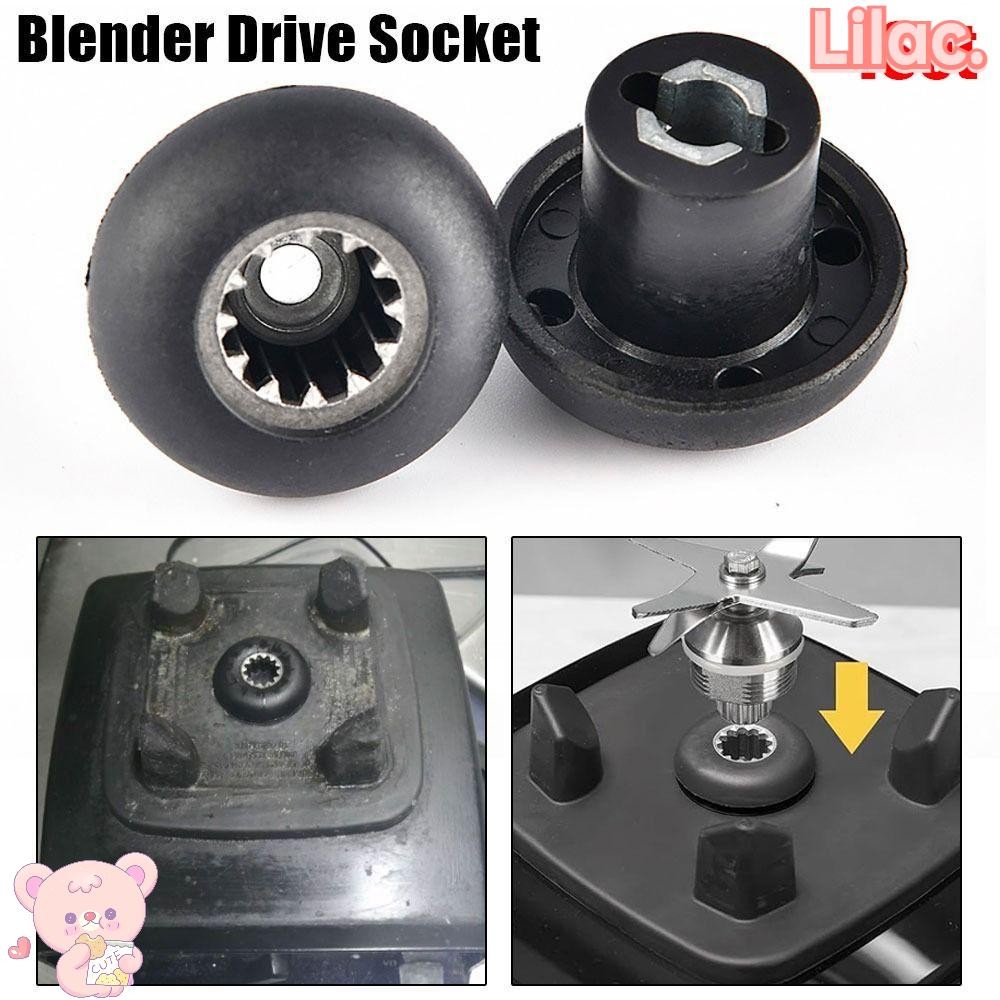 LILAC 1Set Blender Drive Socket, with Wrench Screw Black Blender Spare ...