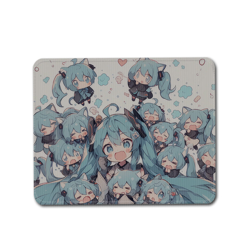 Hatsune Miku Mouse Pad - A cute and colorful mouse pad featuring the ...