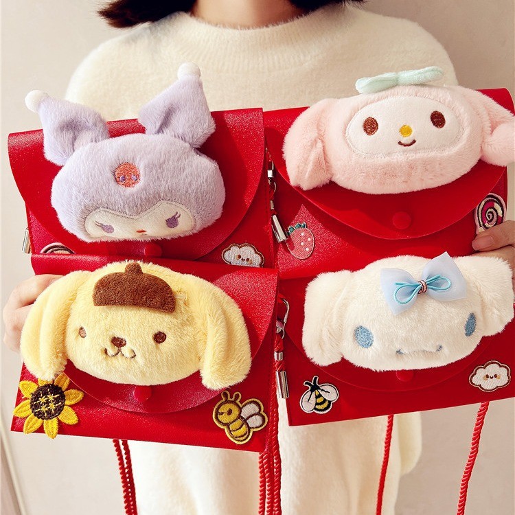 2025 New Year Sanrio Red Envelope Blessing Red Packet Angpao Chinese ...