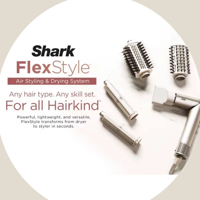 New Shark Flexstyle Air Styling & Drying System Shark Hairdryer HD430 ...