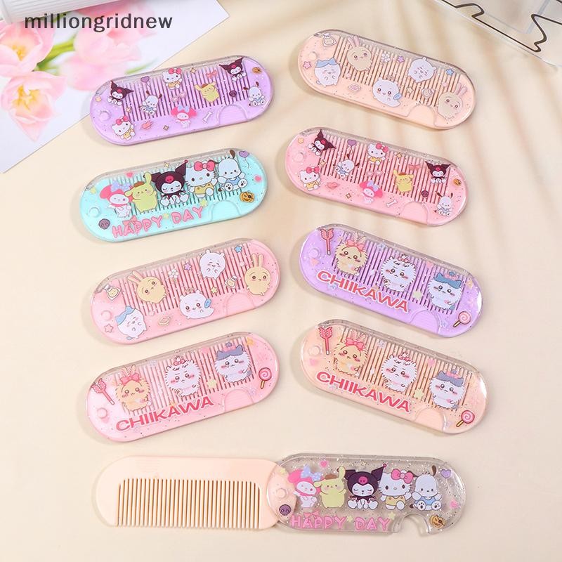 [milliongridnew] Sanrio Hello Kitty Mini Foldable Comb Chiikawa ...