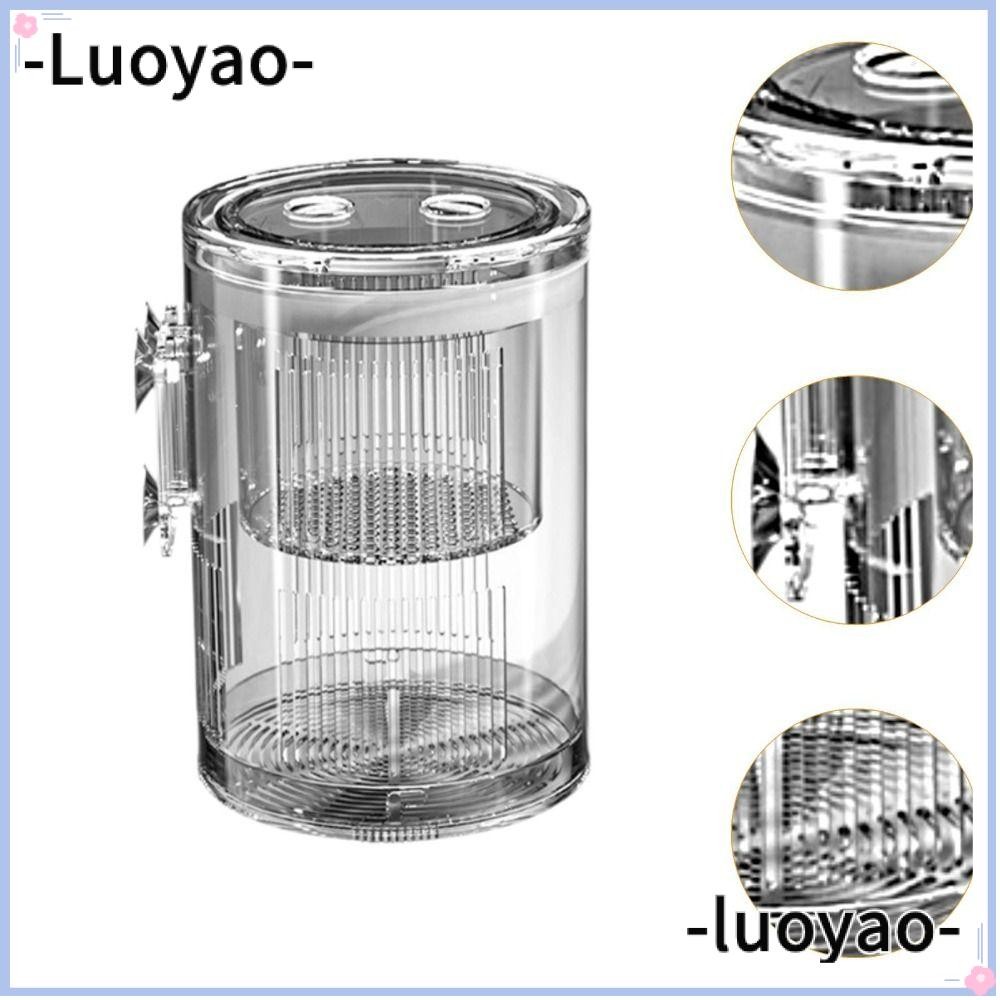LUOYAO Floating Hatching Box, Plastic Mesh Shrimp Guppy Floating Fish ...