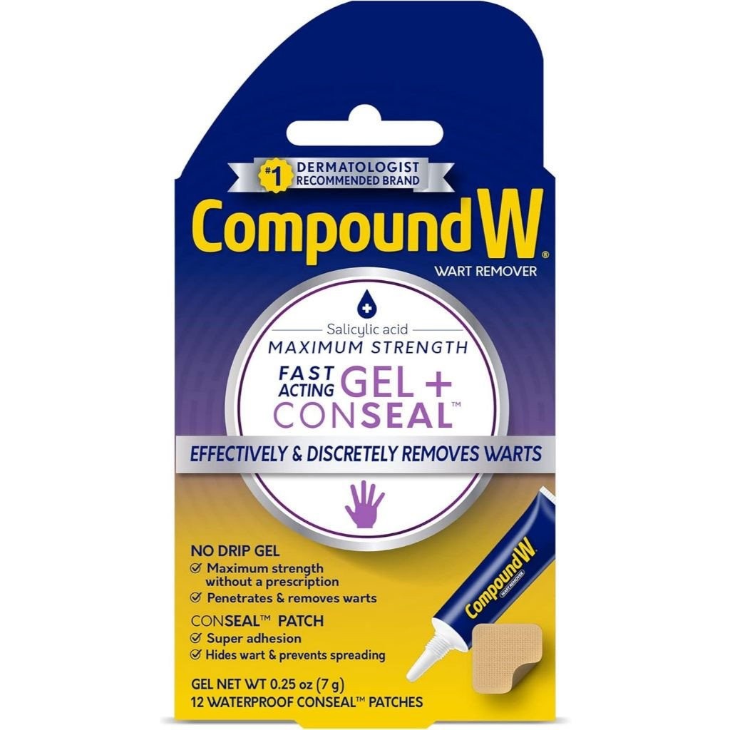 Compound W Maximum Strength Fast Acting Gel Wart Remover + 12 ConSeal ...