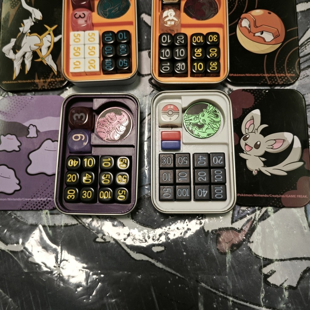 PTCG Variety Treasure Box Simplified Pokémon Card Damage Counter ...