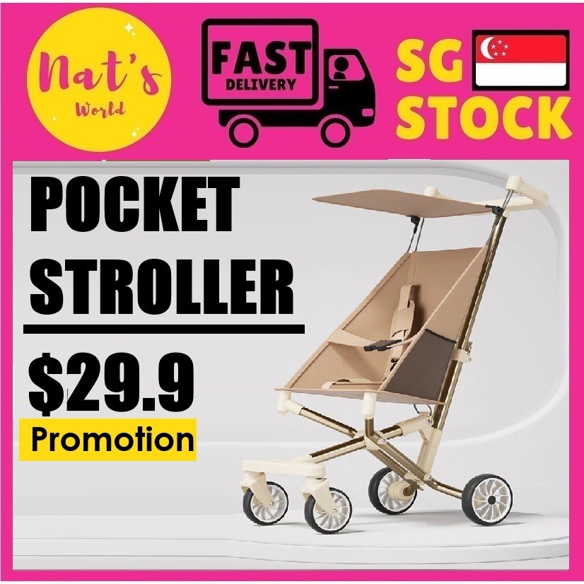 light weight cabin size travel stroller portable baby stroller | Shopee ...