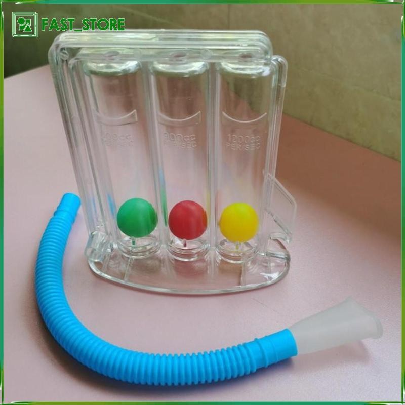 [Wishshopelxn] 3-Ball Deep Breathing Exerciser Lung Deep Breath Trainer ...