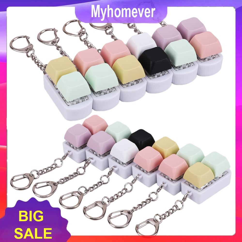 Keyboard Fidget Toy Fidget Clicker Key Switch Keychain Shaft Tester for ...