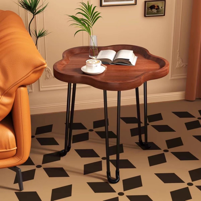 Collapsible walnut Coffee Table - Small Coffee Table for Living Room ...