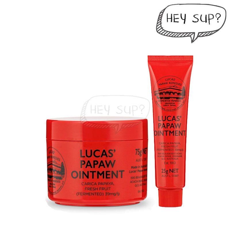 Lucas Papaw Ointment 1 Tube (25g) & 1 Bottle (75g) | Shopee Singapore