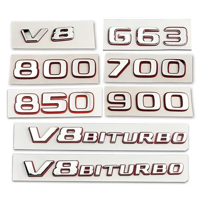 ABS Car Body Side Emblem Rear Trunk Badge Letter Decal for Mercedes ...