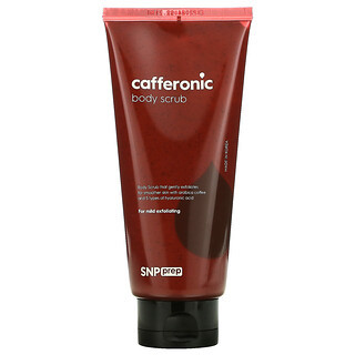 SNP, Cafferonic, Body Scrub, Mild Exfoliating, 6.08 fl oz (180 ml ...
