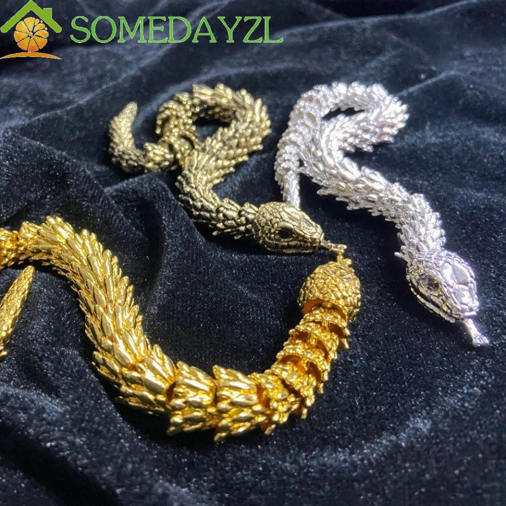 SOMEDAYMX Articulated Joints Alloy Snake, Chinese Zodiac 3D Printed ...