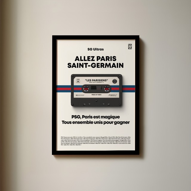 HIASAN DINDING Paris Saint-Germain FC Poster | Psg Allez Paris Saint ...