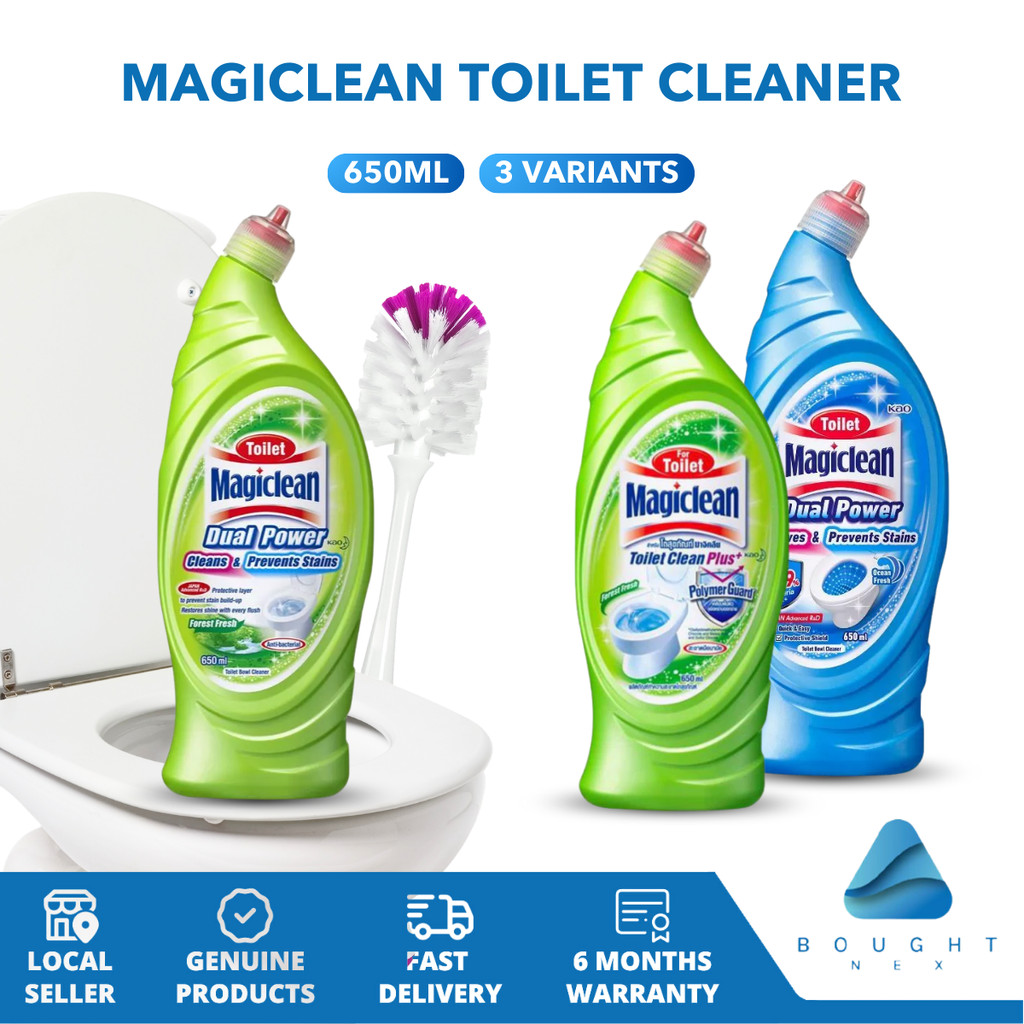 Magiclean 650ml Toilet Cleaner – Dual Power, Deep Cleaning, Long ...