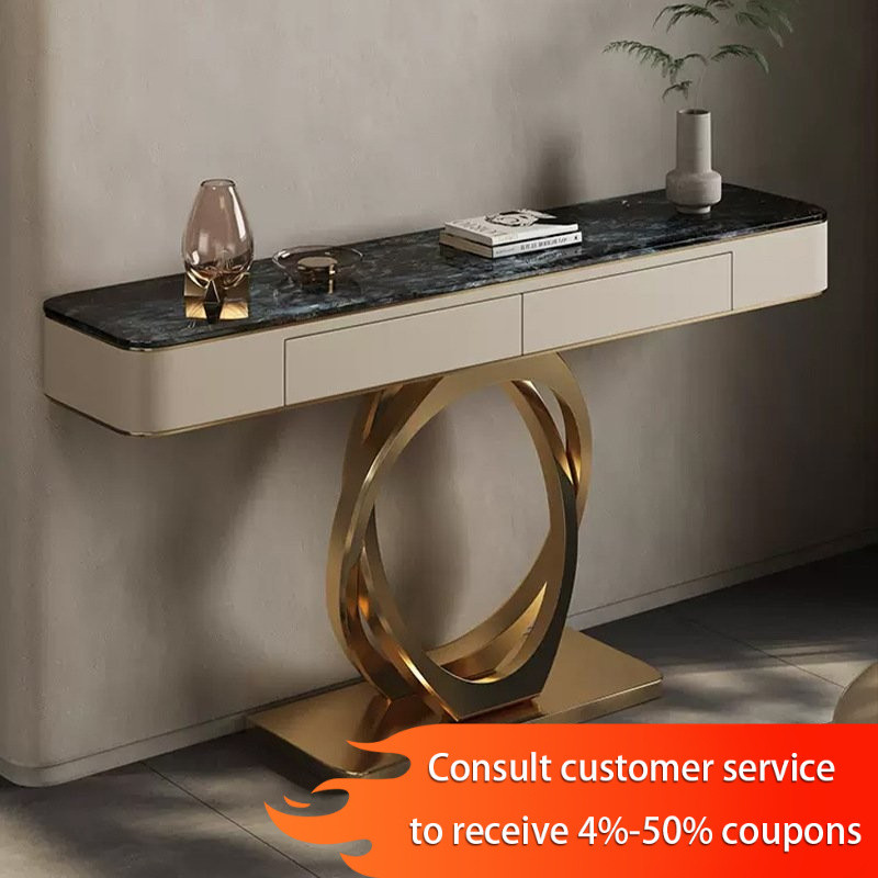 Art Console Modern Strip Table Table Light Luxury Hallway Corridor End ...