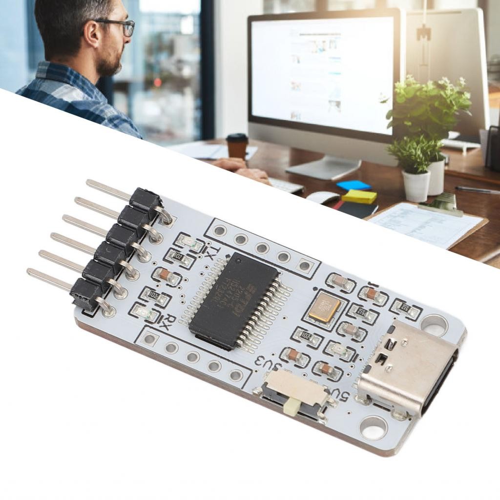 Havashop FT232RL USB To TTL Serial Adapter Module 3.3V 5V Port 3 LED ...