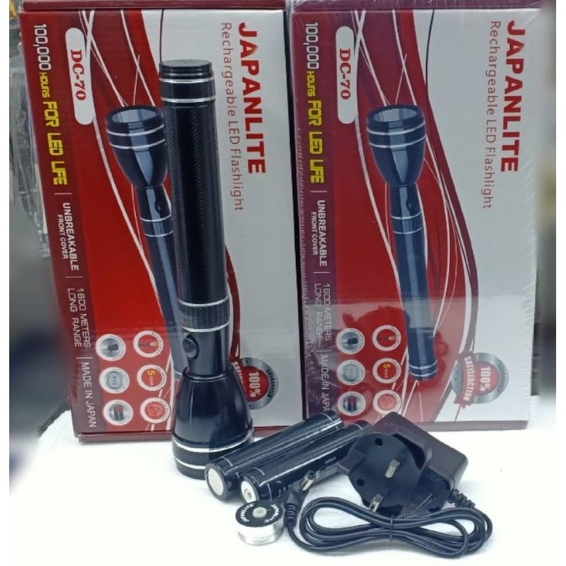 JAPAN MAX LITE (RECHARGEABLE LED HEAVY DUTY TORCHLIGHT) NEW MODEL ...