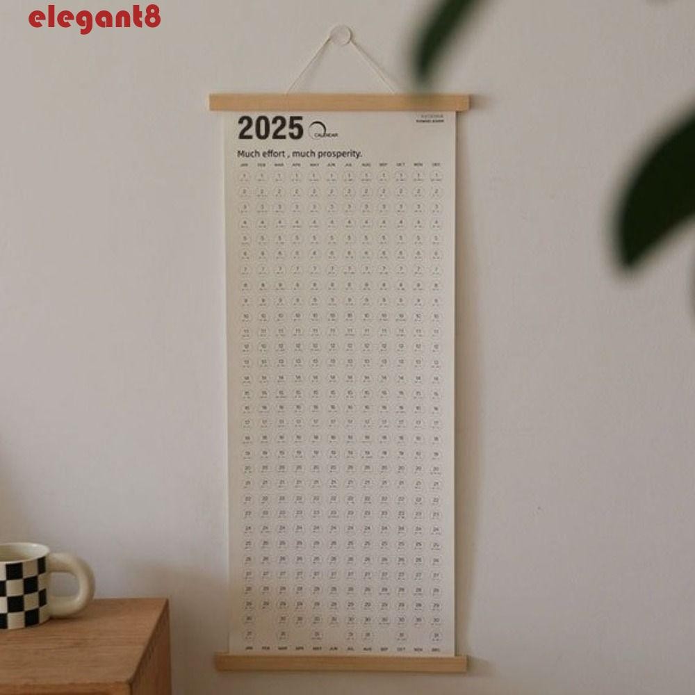 ELEGANT Wall Hanging Calendar, Hanging Rectangle 2025 Wall Calendar ...