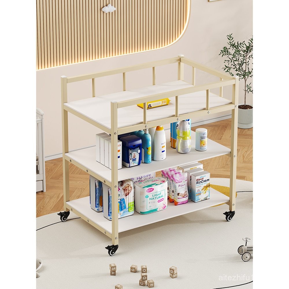 Diaper Changing Table Iron Art Baby Care Table Multifunctional Baby ...