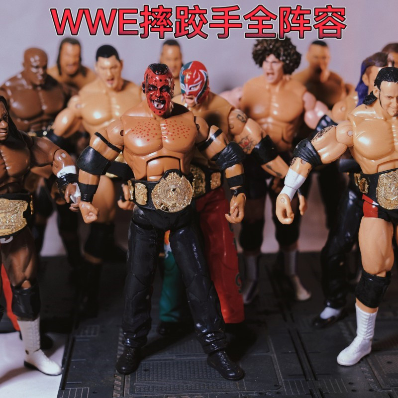 [55%Repurchase Rate]WWE Wrestler Action Figure Gold Belt Sanda Fighting ...