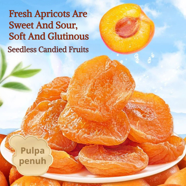 【Ship in 24H】[Sweet and Soft]Additive-Free Pitted Dried Red Apricots ...